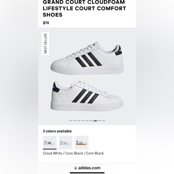 adidas | Shoes | Adidas Grand Court Cloudform 7 Tennis Shoes Sneakers 7 ...